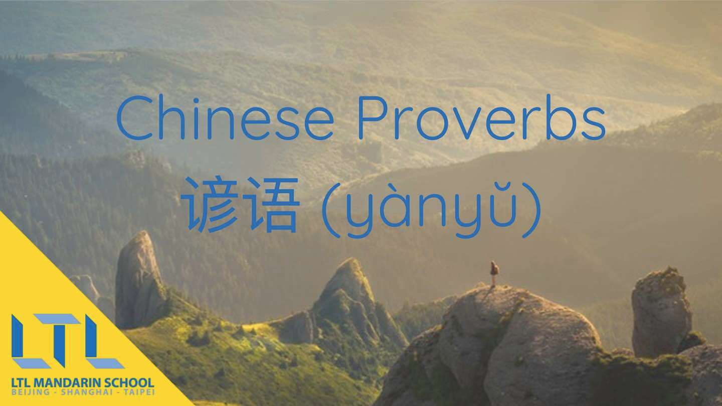 Chinese Gezegdes en Spreekwoorden | LTL Talenschool